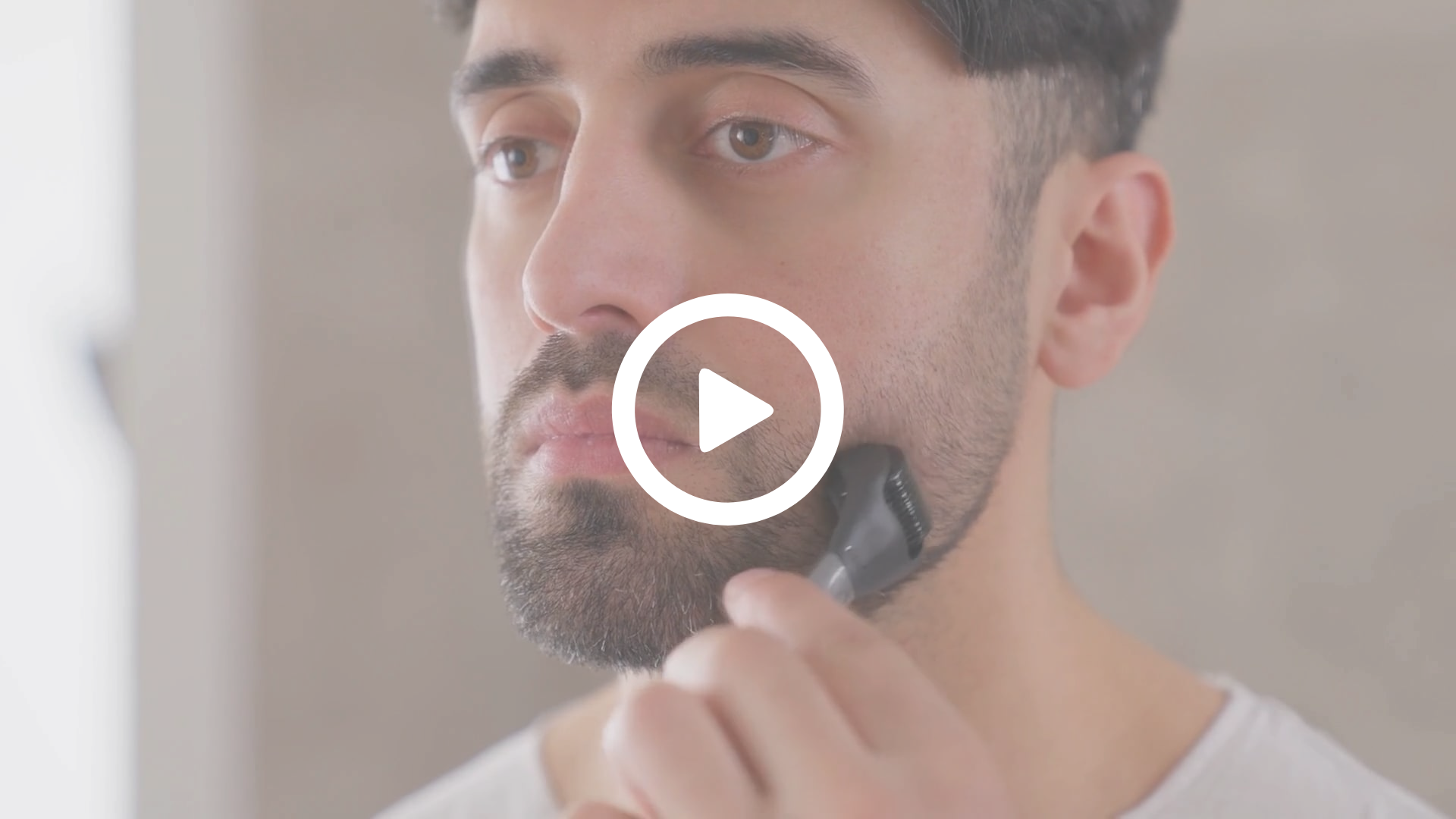Baard en snor behandeling