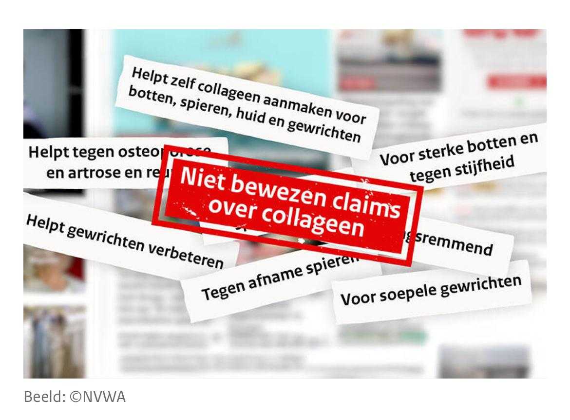 Misleading and prohibited medical claims about collagen: NVWA issues ...